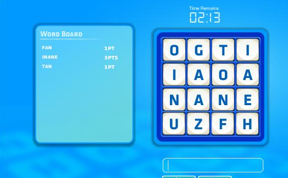 Wordshake Game
